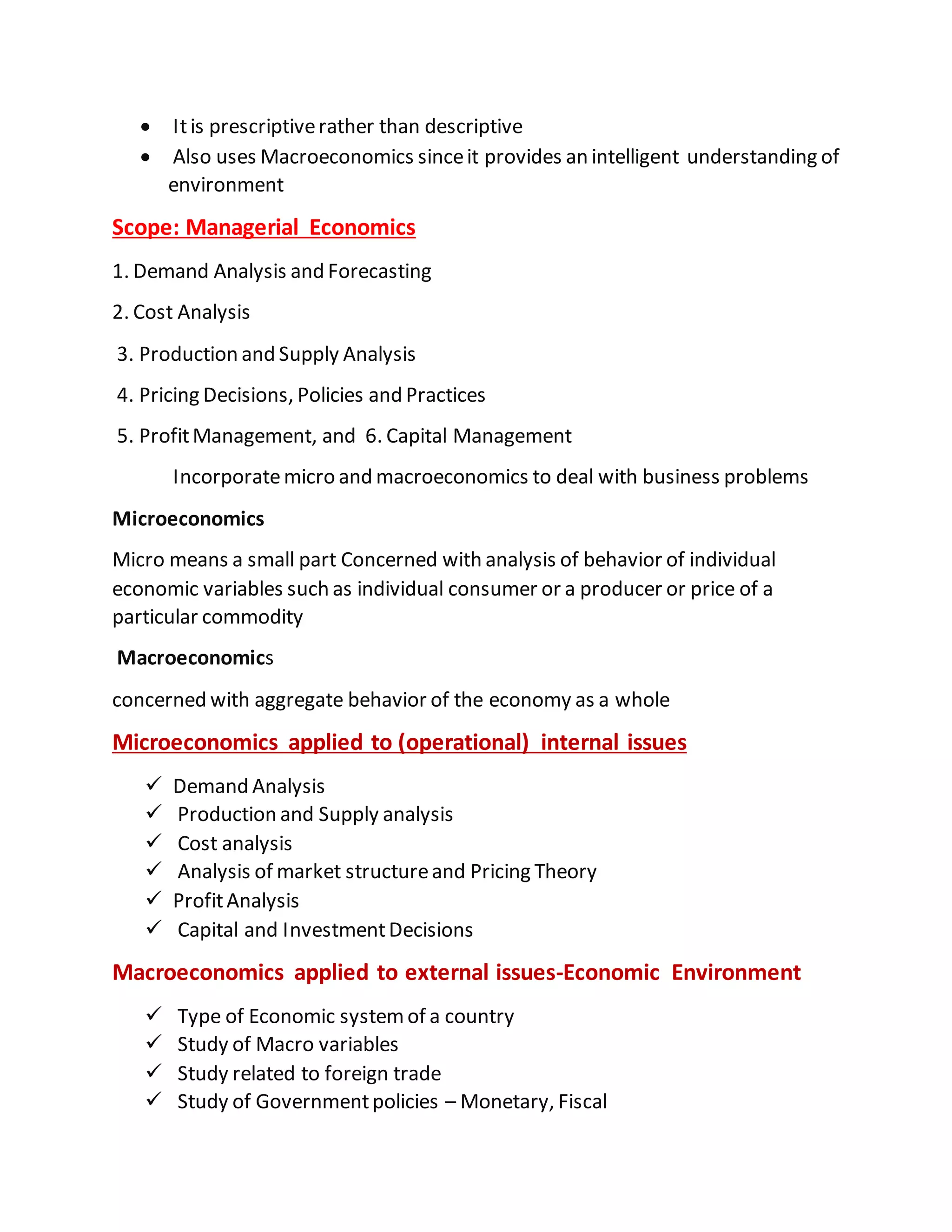 Managerial economics | DOCX