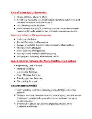 Managerial economics | DOCX