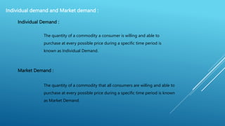 Managerial Economics - Demand and Consumer Analysis.pptx | Commodities ...
