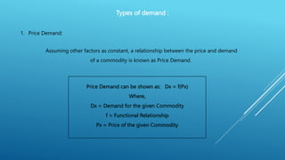 Managerial Economics - Demand and Consumer Analysis.pptx | Commodities ...