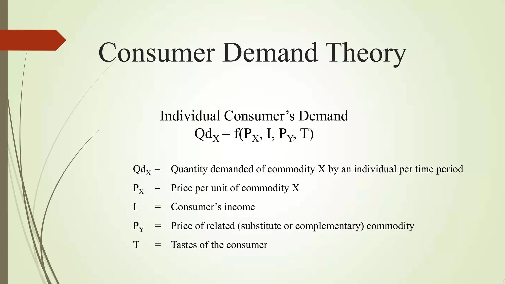Managerial economics -demand theory | PPTX