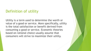 Managerial Economics - Utility.pptx