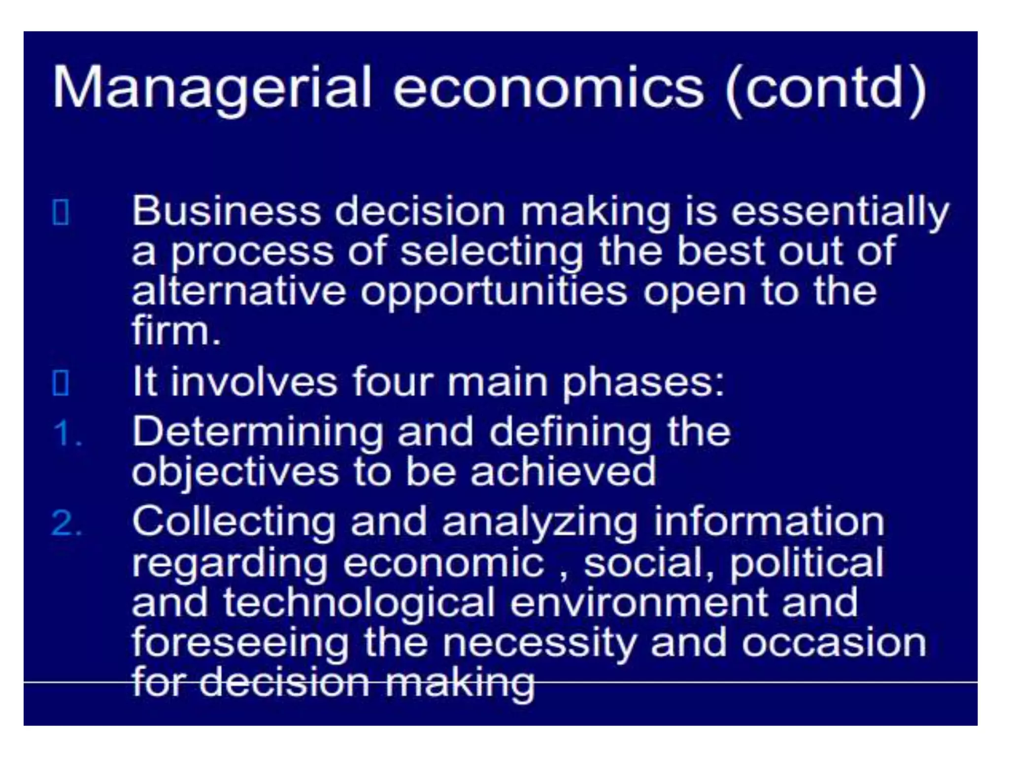 Managerial Economics- Introduction,Characteristics and Scope | PPTX