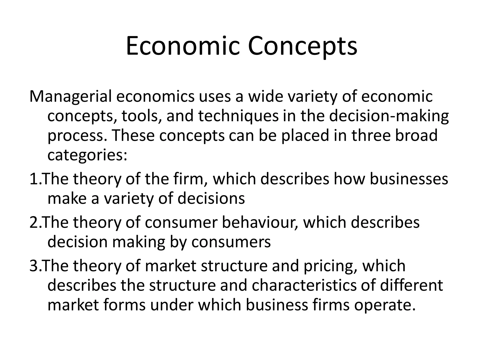 Relationship of Managerial Economics with other disciplines,Difference ...