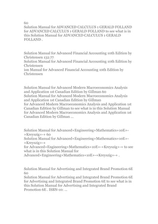 Managerial economics, 7th edition william f. samuelson test banks and ...