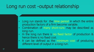 Managerial economics-CVP Analysis and AC,TC, MC cost curves | PPTX