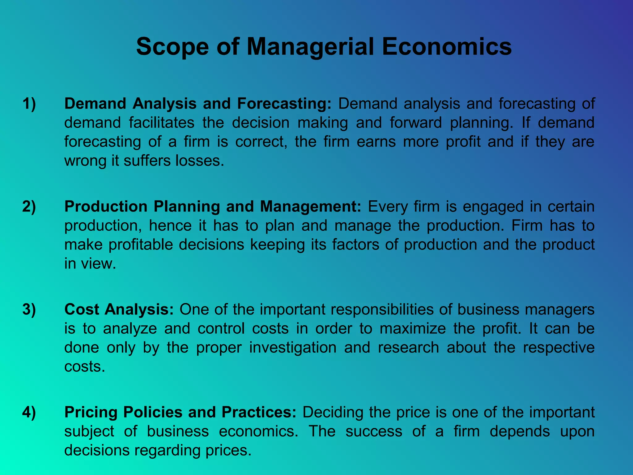 Managerial economics introduction | PPT