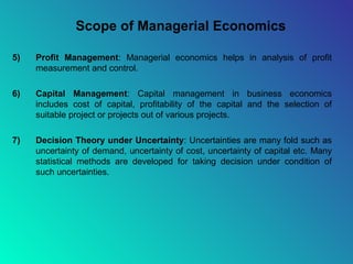Managerial economics introduction | PPT