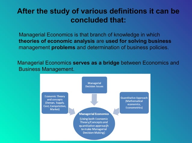 Managerial economics introduction | PPT | Business Administration ...
