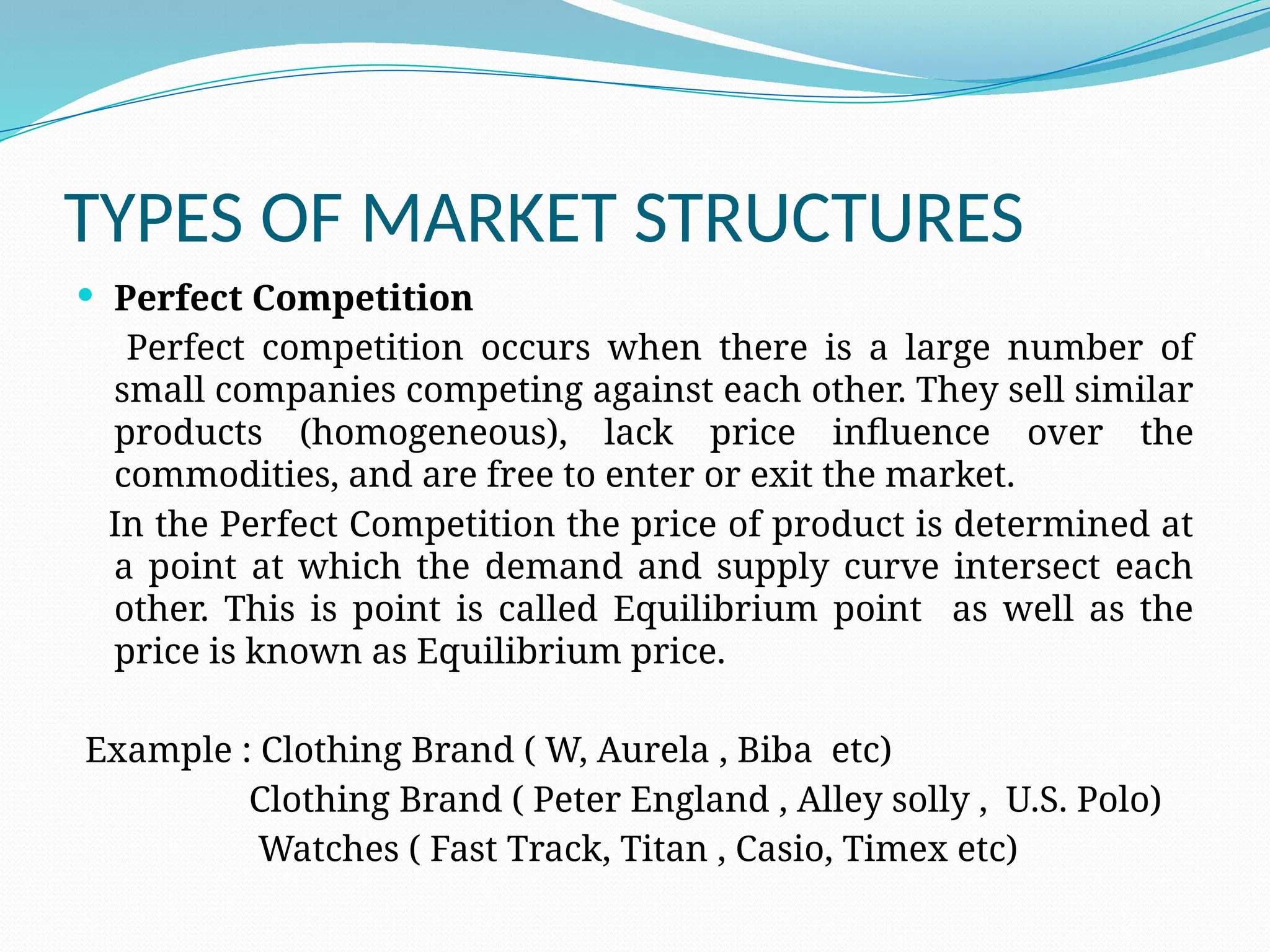 MANAGERIAL ECONOMICS MBA SEM 1 MArket structure | PPTX
