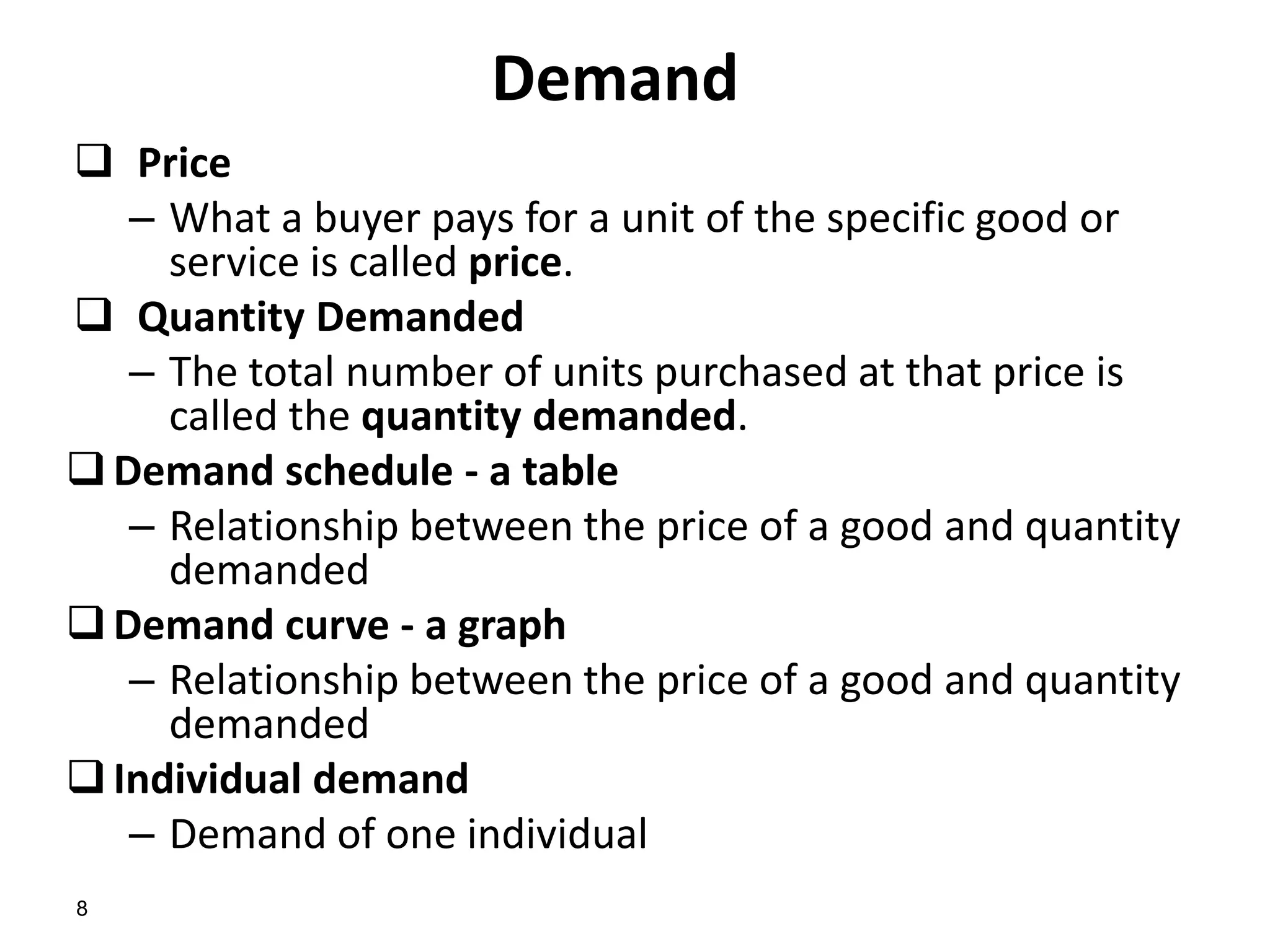 DEMAND AND SUPPLY THEORY AND MARKET EQUILIBRIUM | PPTX