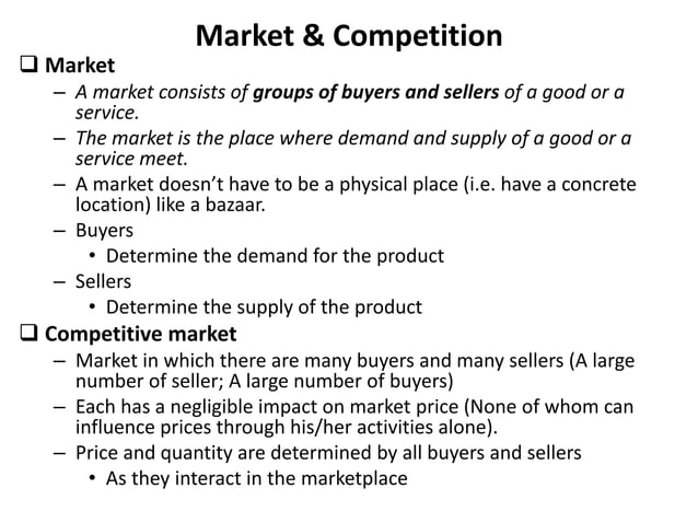 DEMAND AND SUPPLY THEORY AND MARKET EQUILIBRIUM | PPT