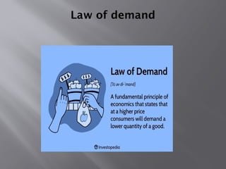 Managerial Economics UNIT-2.pptx law of demand | PPT