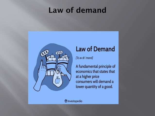 Managerial Economics UNIT-2.pptx law of demand | PPT