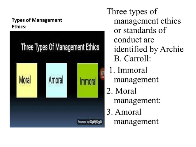 Managerial Ethics.pptx | Executive Leadership & Management | Business