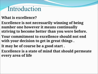Managerial Excellence.ppt a presentation | PPT