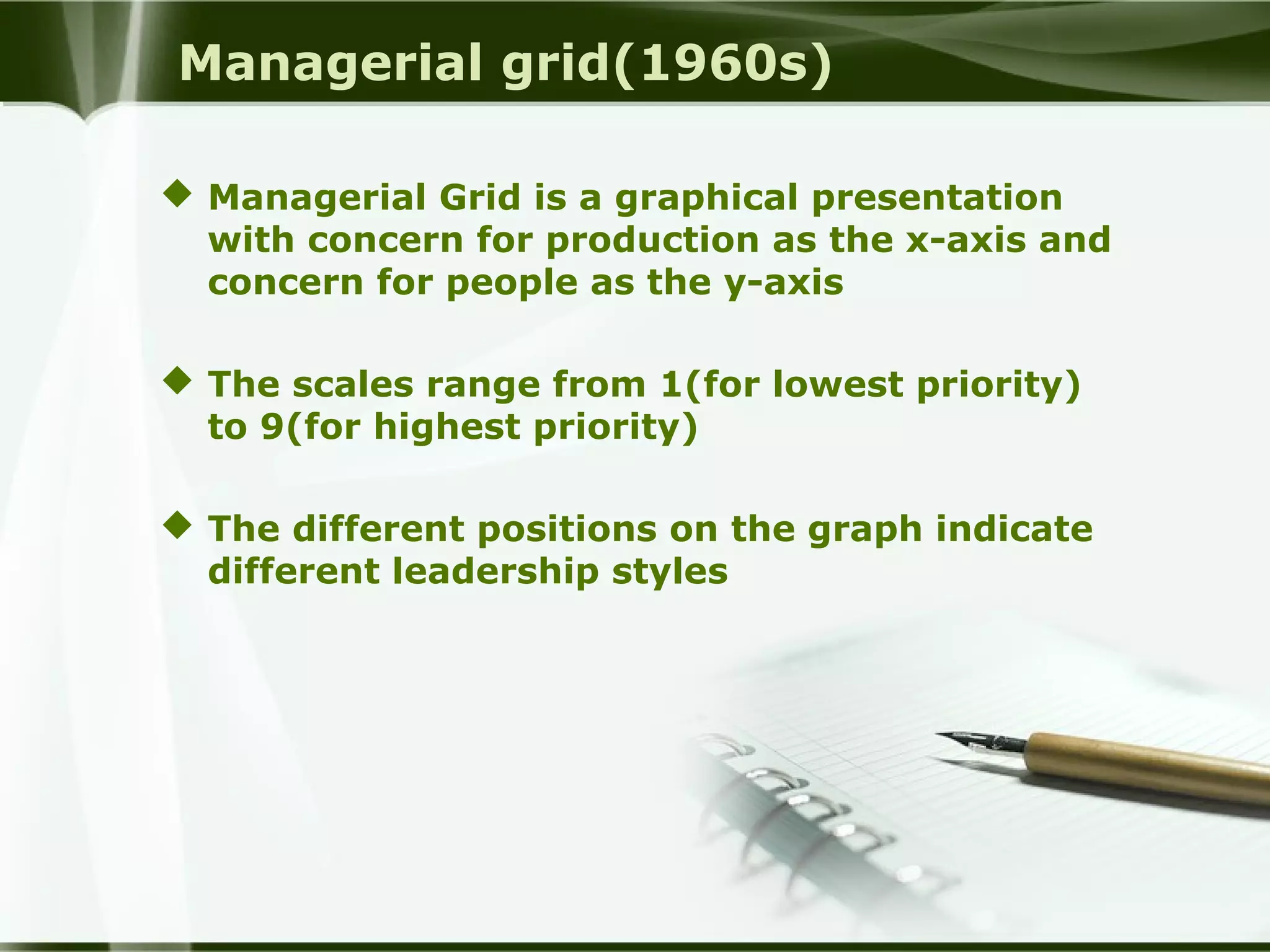 The Managerial grid | PPT