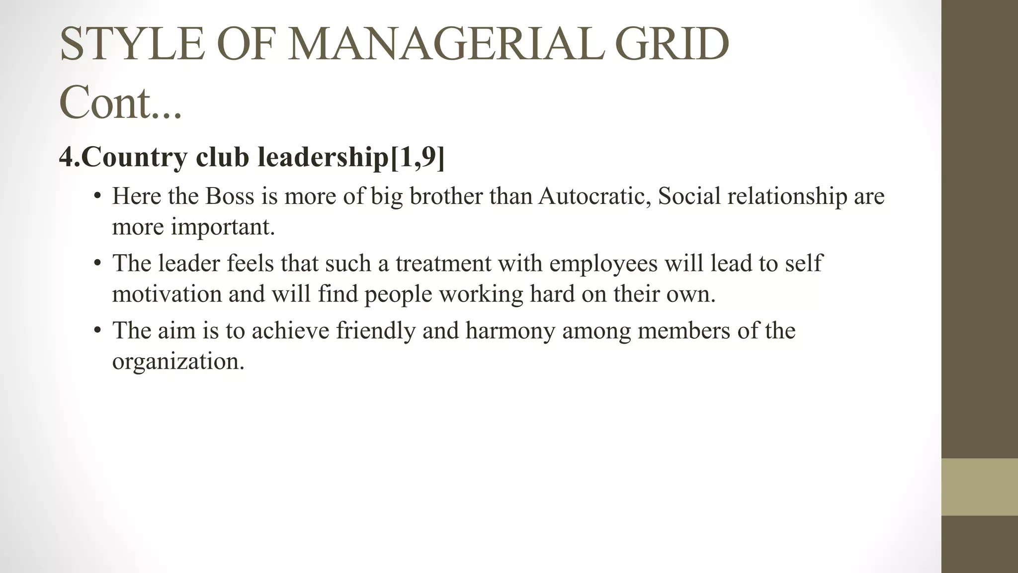 Managerial grid theory ppt | PPTX