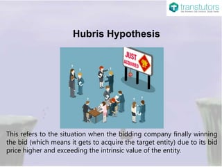 Managerial Hubris | Finance | PPTX