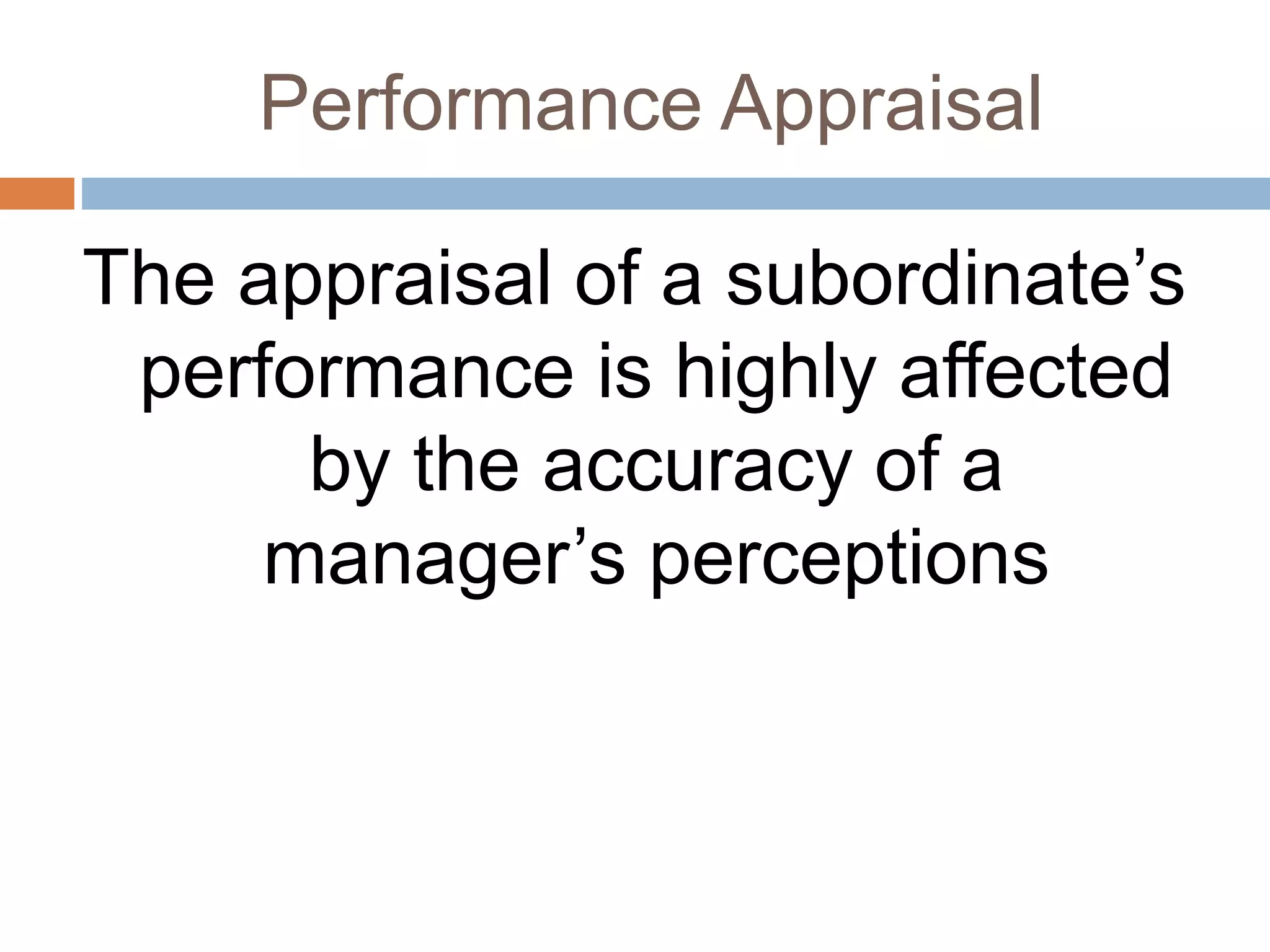 Managerial implications of perception | PPTX