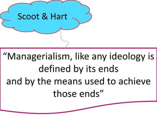 Managerialism | PPTX