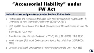 Managerial Liability - Responsibilities and exposure to personal liability (9 March 2018) | PPTX ...