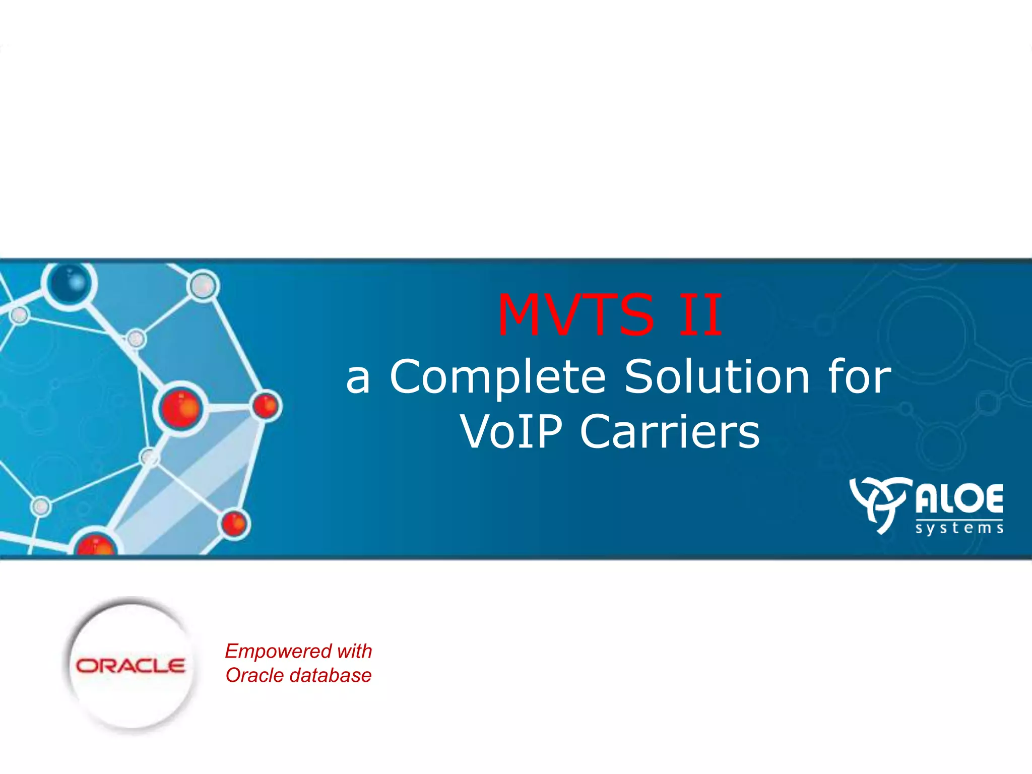 MVTS II Overview Presentation | PPT