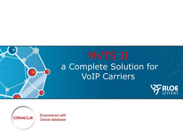 MVTS II Overview Presentation | PPT