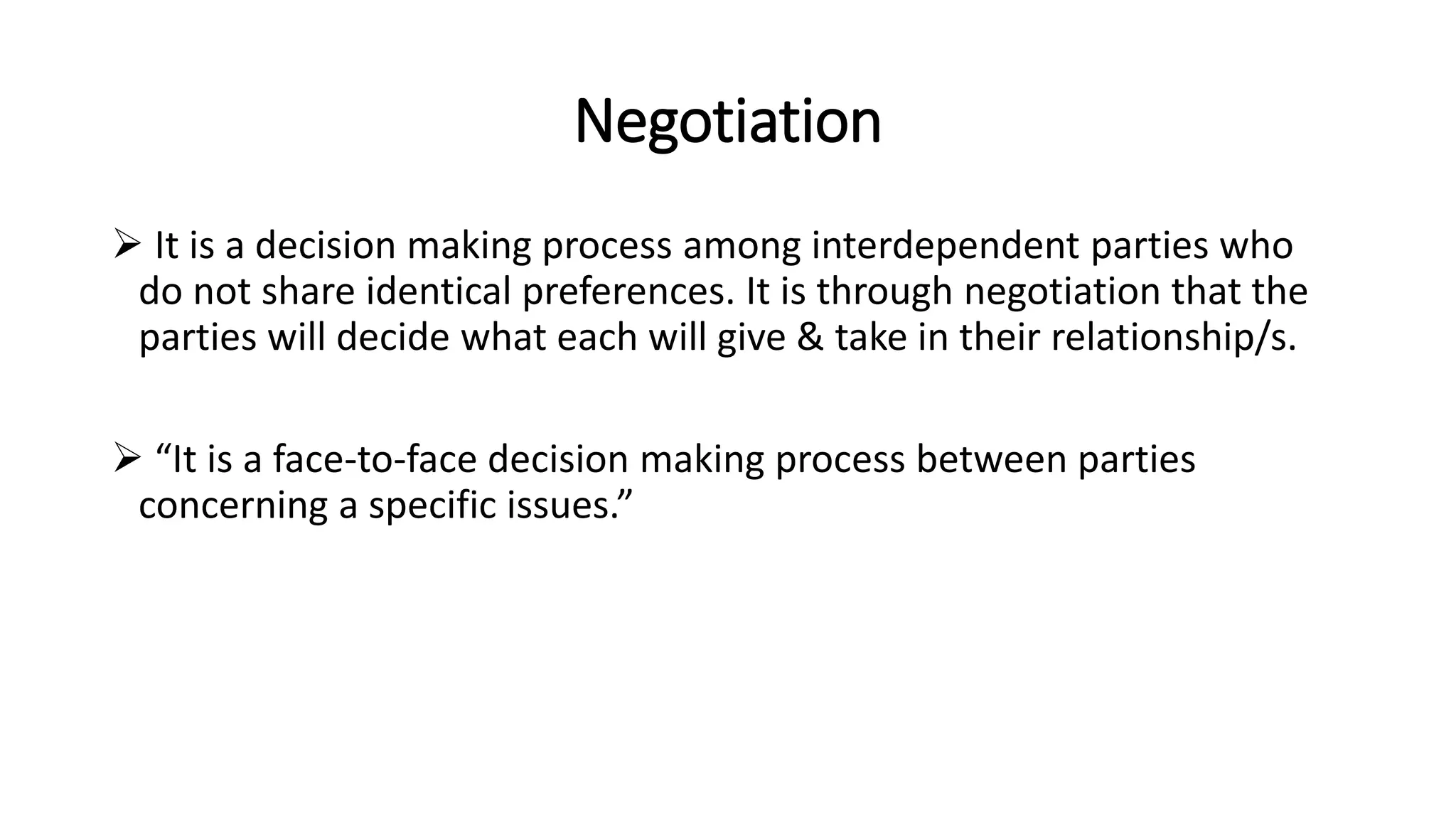 Managerial Negotiation | PPTX