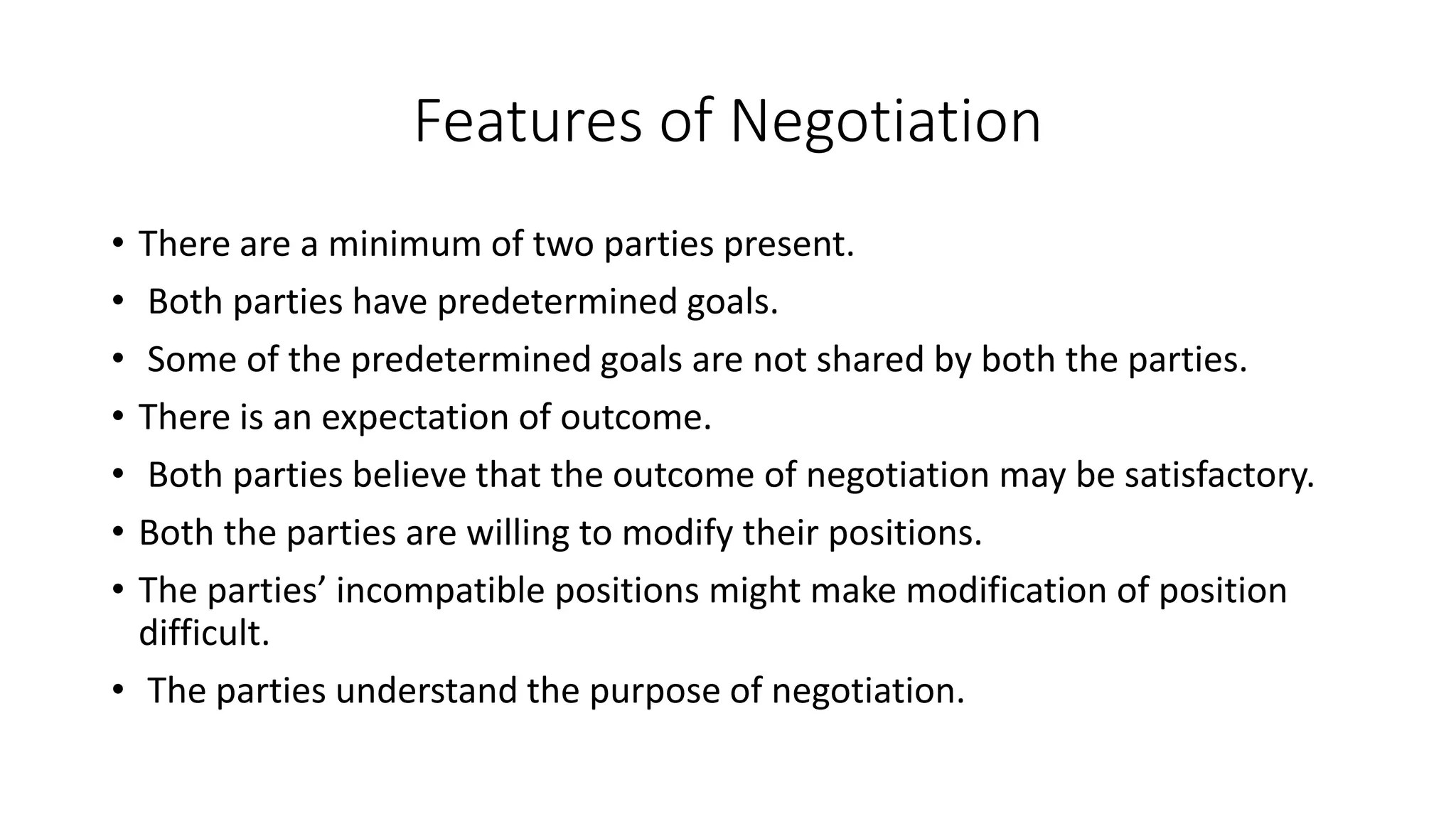 Managerial Negotiation | PPTX