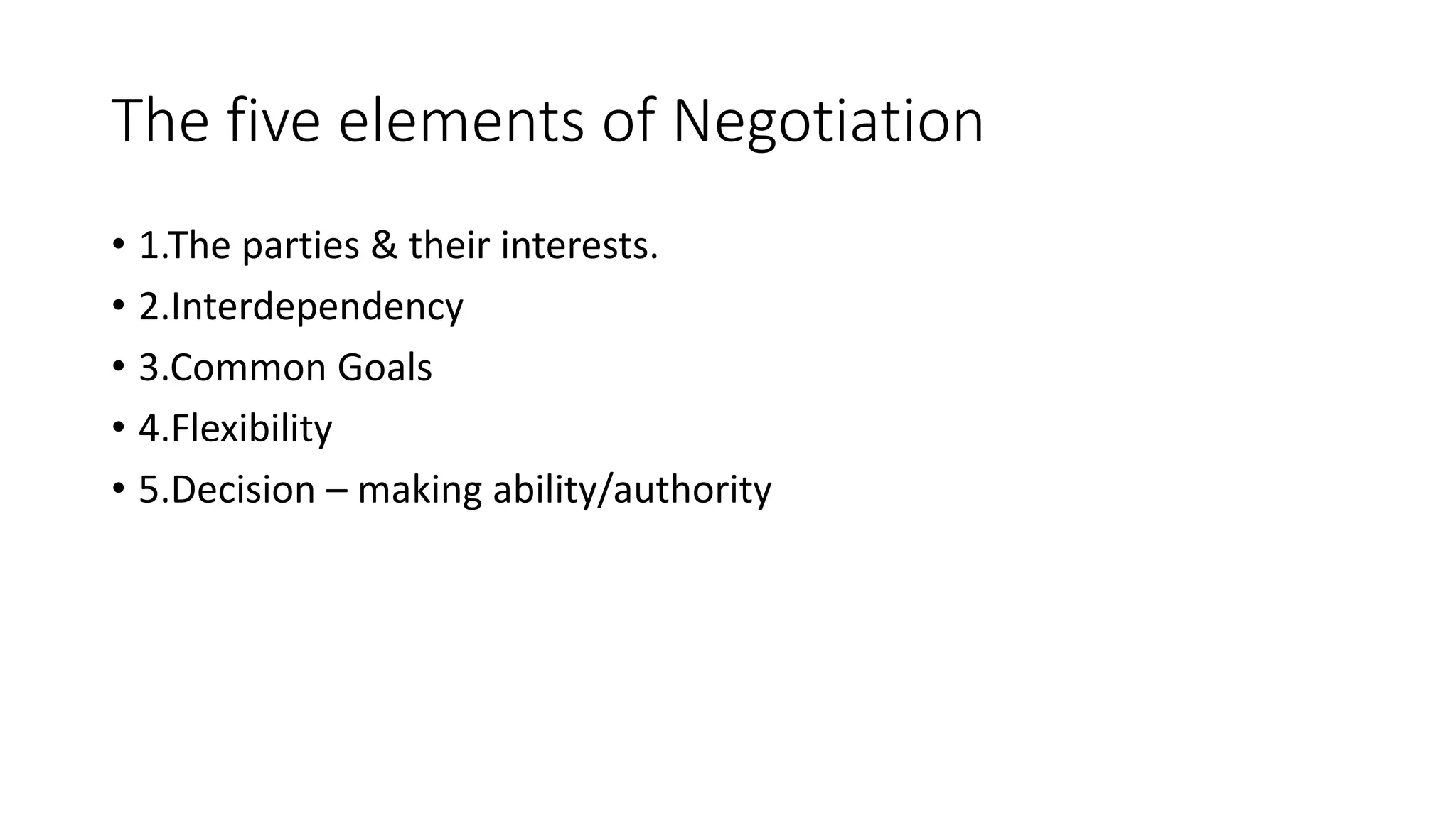 Managerial Negotiation | PPTX