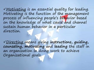Managerial process and skills mpob | PPTX