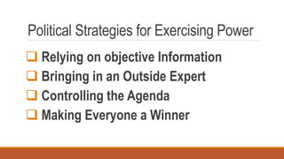 Power and Politics | PPTX