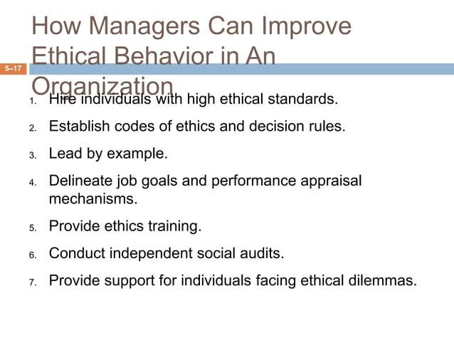 Managerial role and ethics slides ppt | PPT