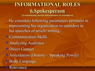 Managerial Roles - Case Study | PPT