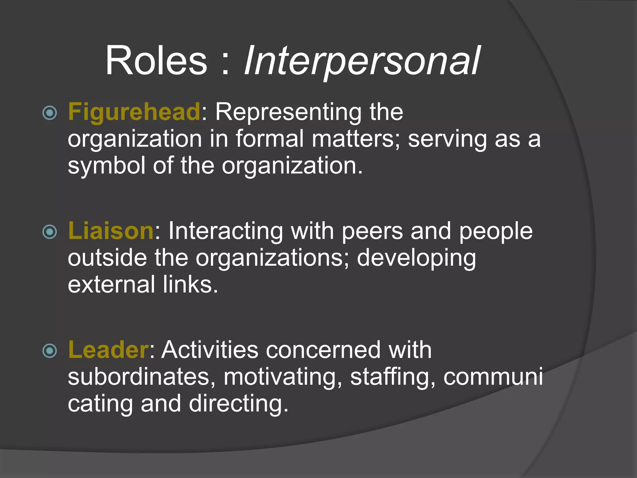 Managerial roles and skills and Management as Profession | PPT