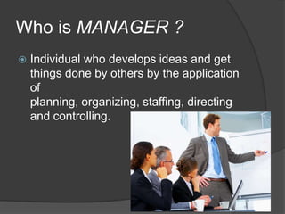 Managerial roles and skills and Management as Profession | PPTX