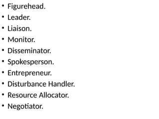 MANAGERIAL ROLES UP MANAGEMENT THEORY.pptx