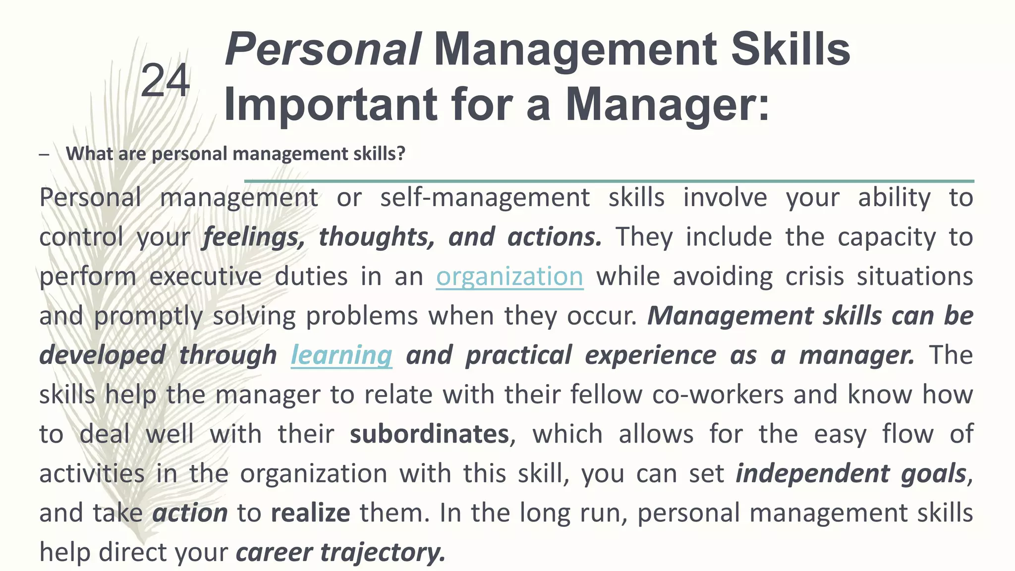 Managerial Skills and Communication | PPT