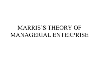 Managerialtheoriesoffirm 100202064158-phpapp01 | PPT