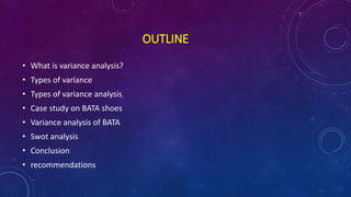 Managerial usefulness of variance analysis | PPTX
