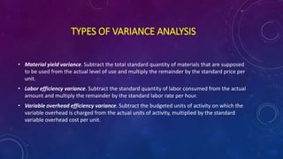 Managerial usefulness of variance analysis | PPTX | Business Accounting ...