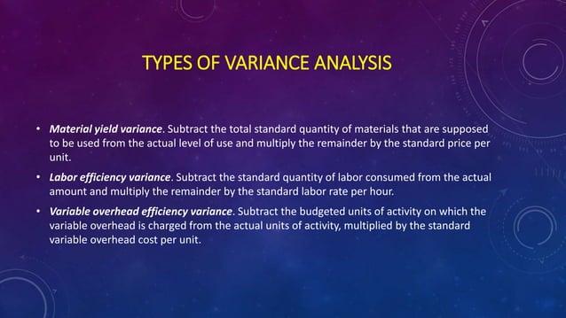Managerial usefulness of variance analysis | PPTX | Business Accounting ...