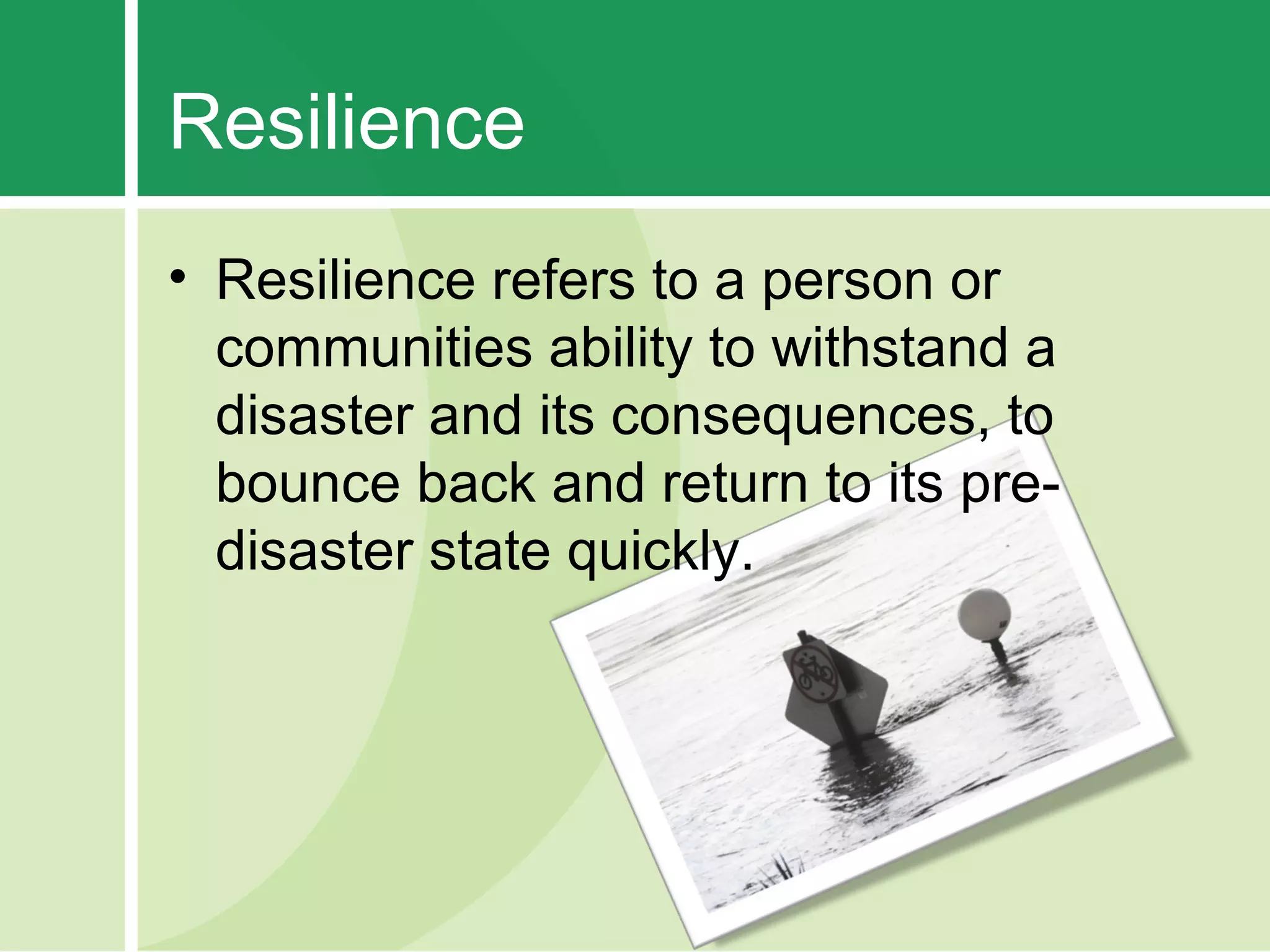Introduction to direction for Resilience | PPT