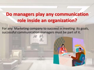 Managers communication role | PPT