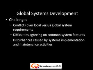 Managers & global information technology | PPT