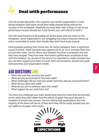 Managers simple guide to returning to work | PDF