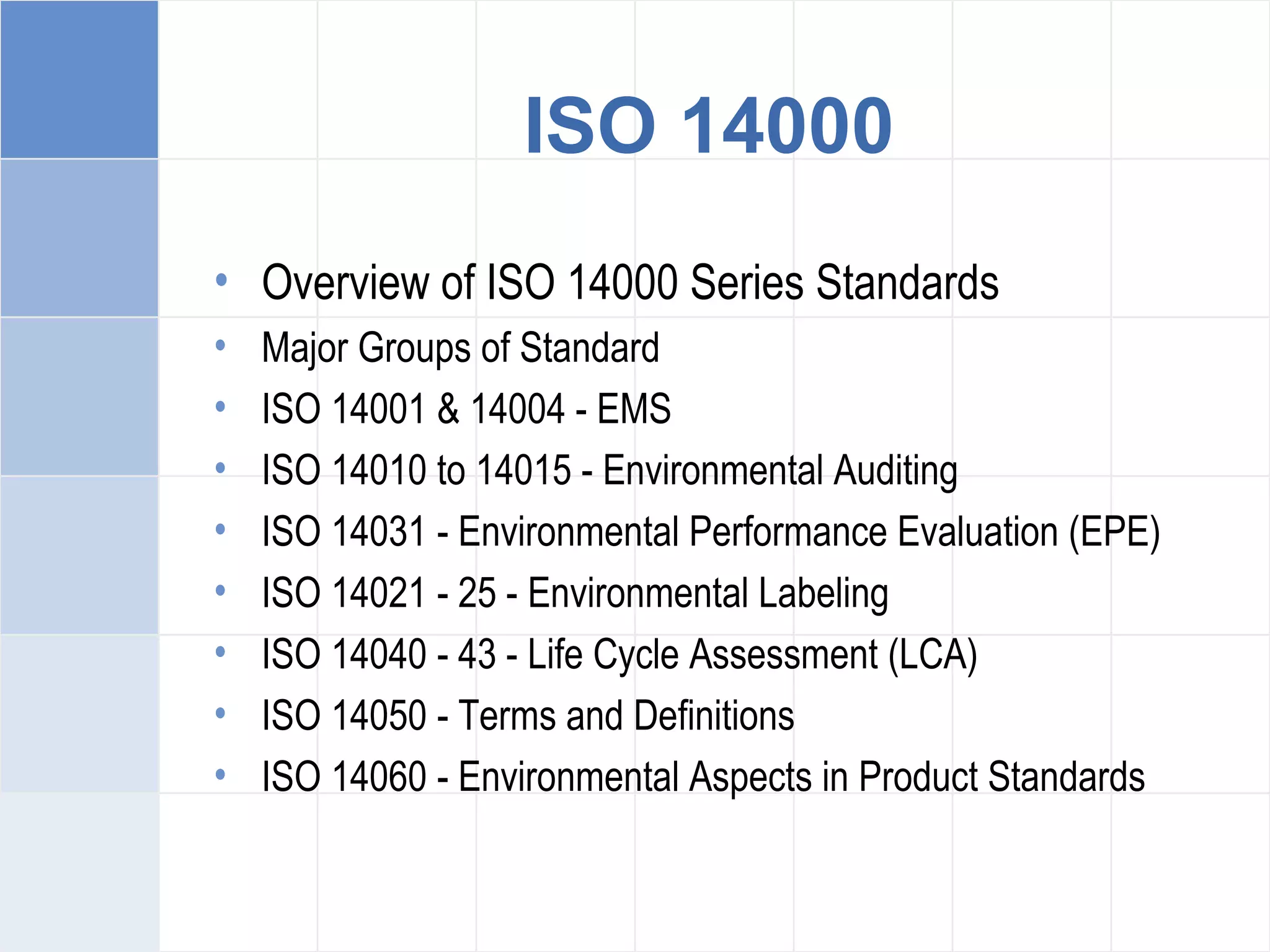 ISO 14001 Managers Training | PPT