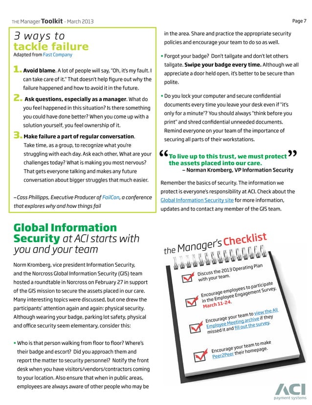 Manager toolkit March 2013 | PDF | Human Resources | Business