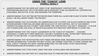 Manager vs. Coach | PDF